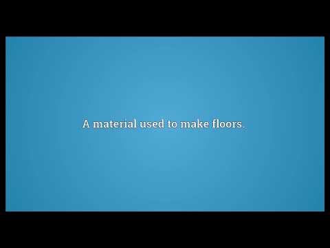 Flooring Meaning