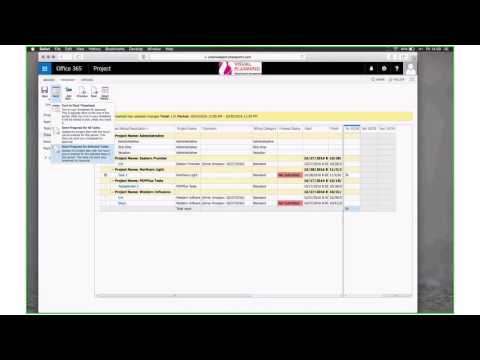 Time reporting in Project Online on MAC, Ipad