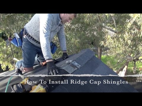 How To Install Roof Ridge Cap Shingles – For The Best Looking Roof In ...