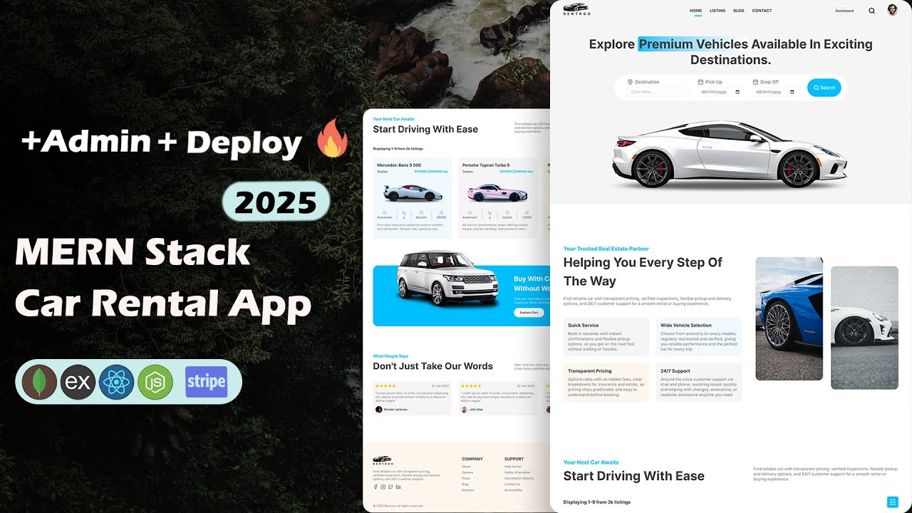 Build & Deploy Full Stack React JS App - React, MongoDB, Express, Node, Clerk and Tailwind CSS