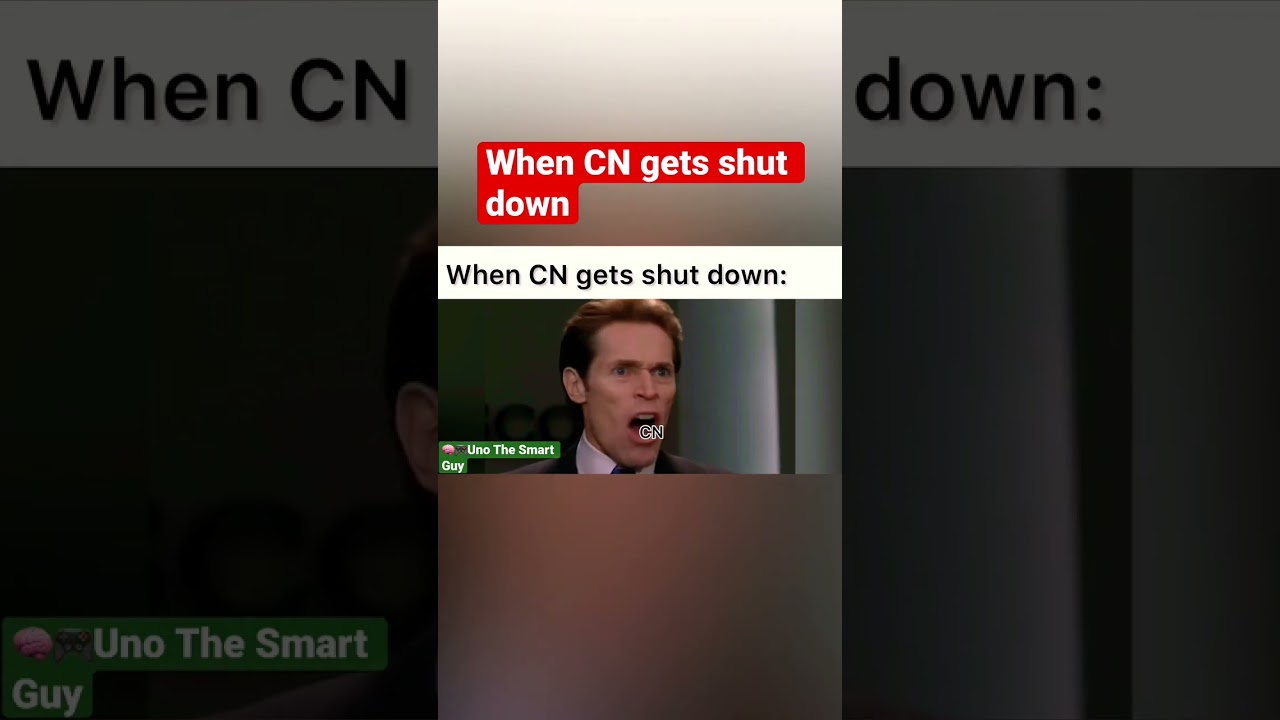 When CN gets shut down #unothesmartguy #cartoonnetwork #rip (Read the description)