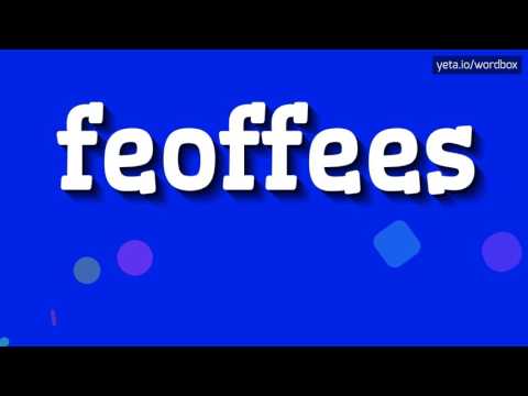 FEOFFEES - HOW TO PRONOUNCE IT!?