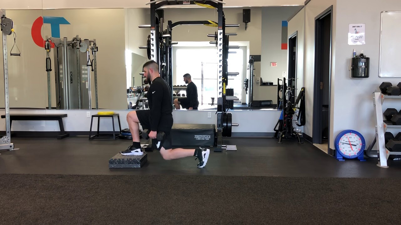 Matthew Ibrahim | DB 1-Arm Offset FFE Split Squat