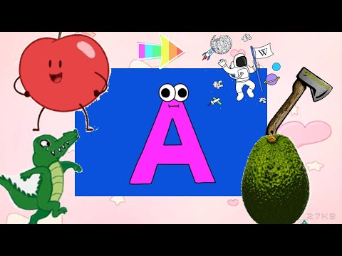 Letter A Sound | Vowel A | Aa words | Words that start with A | Easy beginning Reading Video