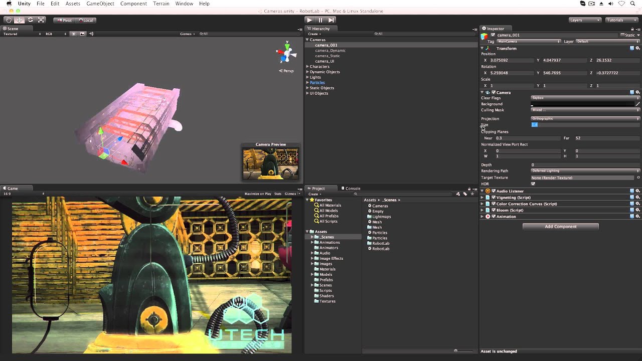 Cameras - Unity Official Tutorials