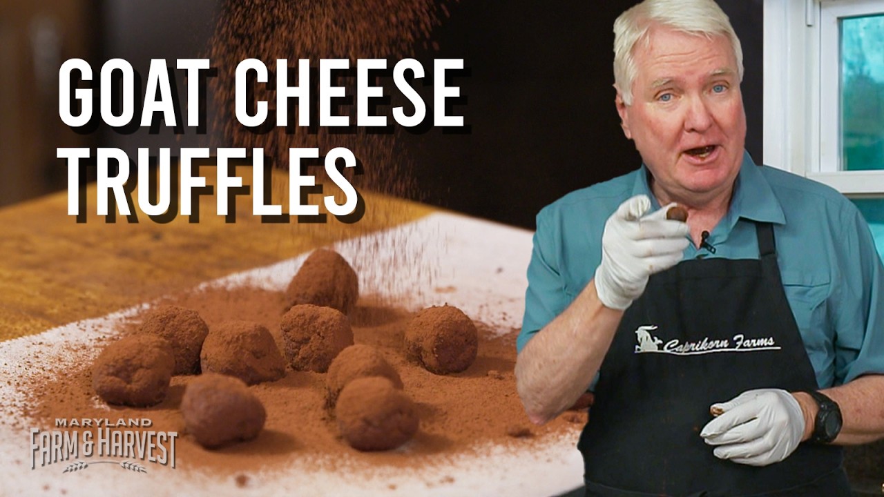 Goat Cheese + Chocolate?! - Making Truffles at a Goat Dairy Farm | MD F&H
