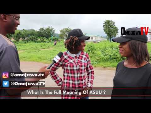 Funny Video: Do Nigerian Students Know the Full meaning of ASUU? You won't believe these definitions