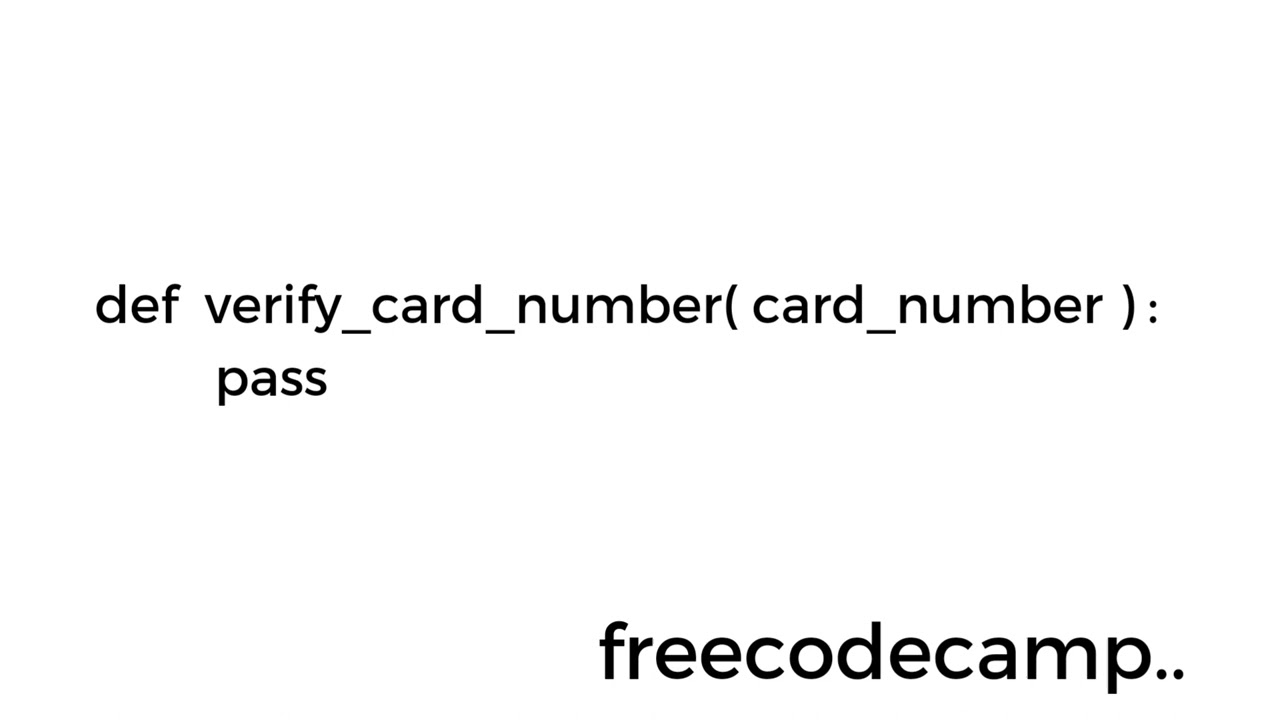 lmplementing the Luhn Algorithm | Python Beta Certification | Step 7
