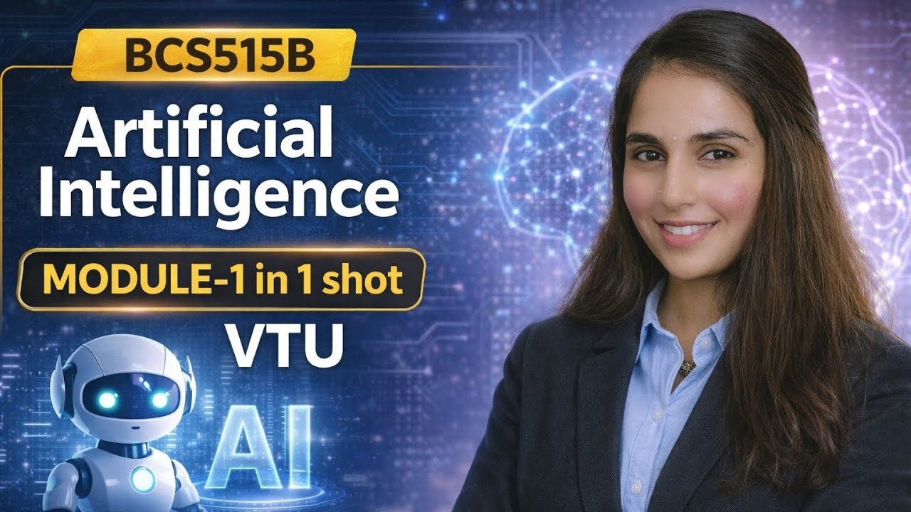 ARTIFICIAL INTELLIGENCE| BCS515B| module-1|important questions| MQP|pyq|vtu 5th sem exam| edu yodha 