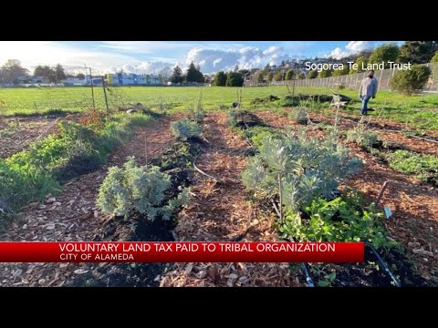 Voluntary land tax paid to tribal organization in Alameda