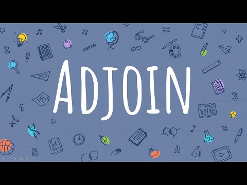 Adjoin meaning in Urdu/Hindi | Word of the Day | English Vocabulary #shorts