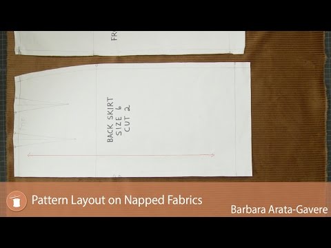 Pattern Layout on Napped Fabrics