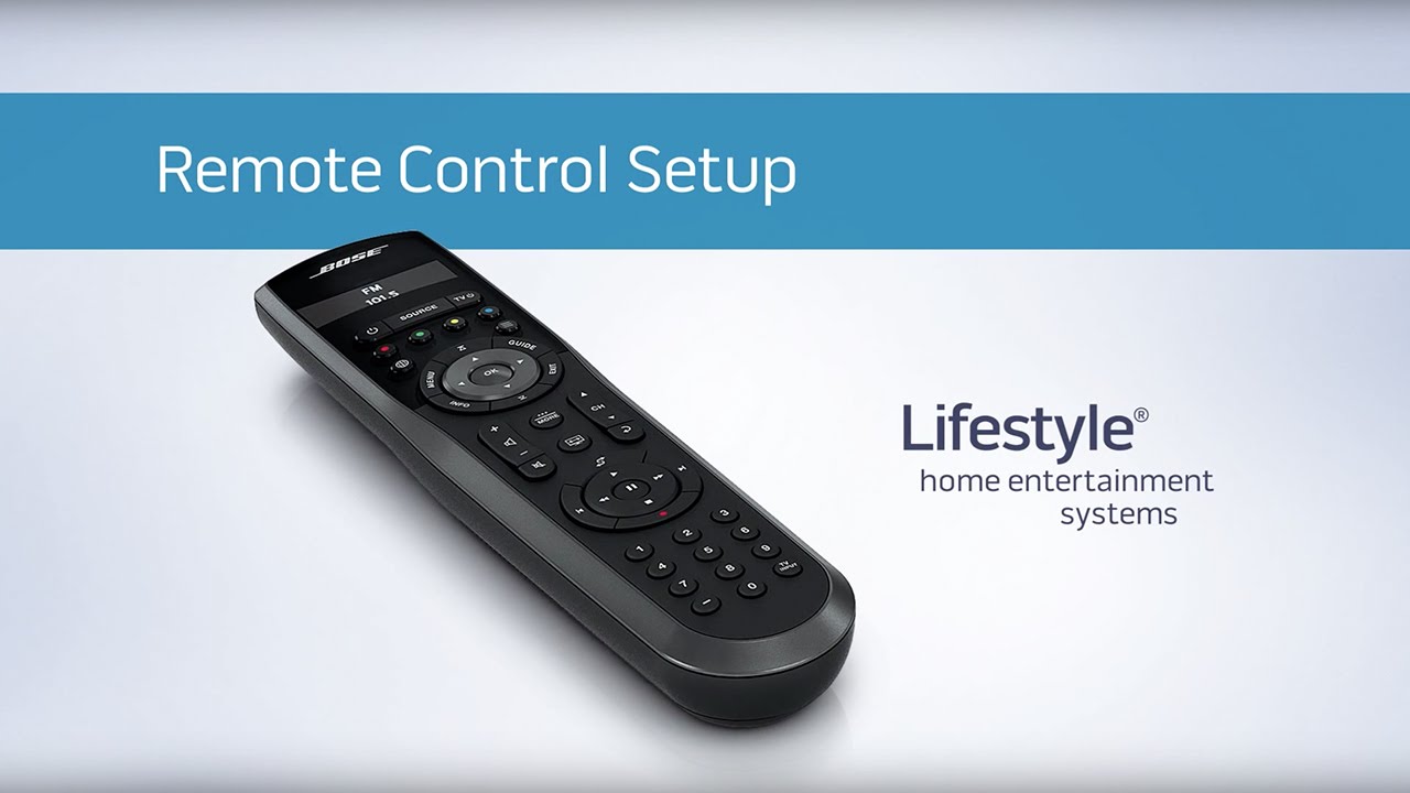 Bose Lifestyle – Remote Control Setup