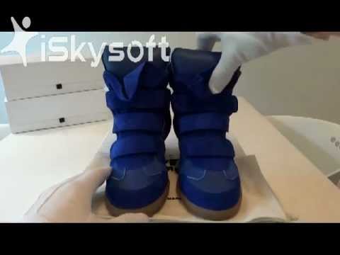 [SOLD] Isabel Marant Blue Suede Sneakers Bekett  AW12/13