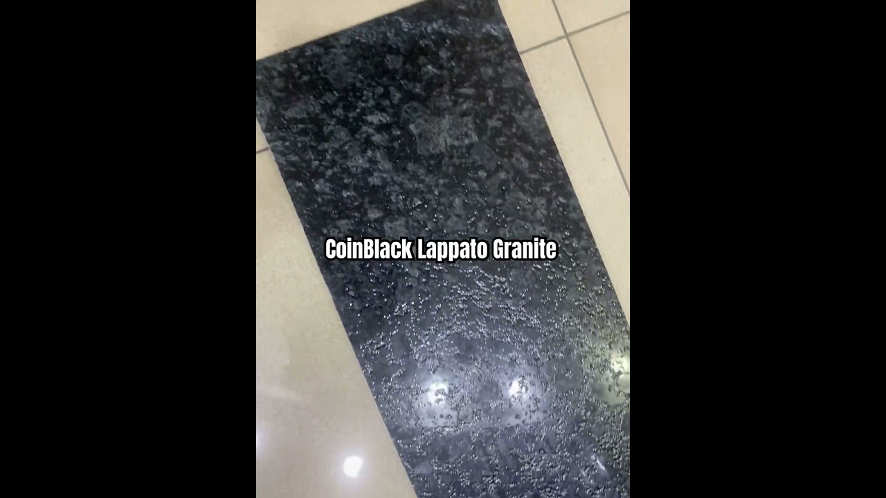 CoinBlack Lappato #granite #staircase #stairs #blackgranite #blackstone #steps #riser #durable