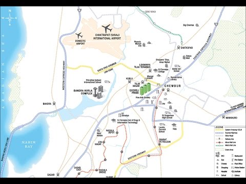 Godrej Prime, Chembur, Mumbai, Location Map