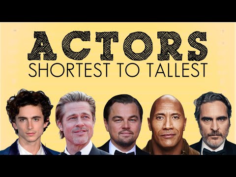 HEIGHTS OF HOLLYWOOD ACTORS ▶️ Talest and Shortest