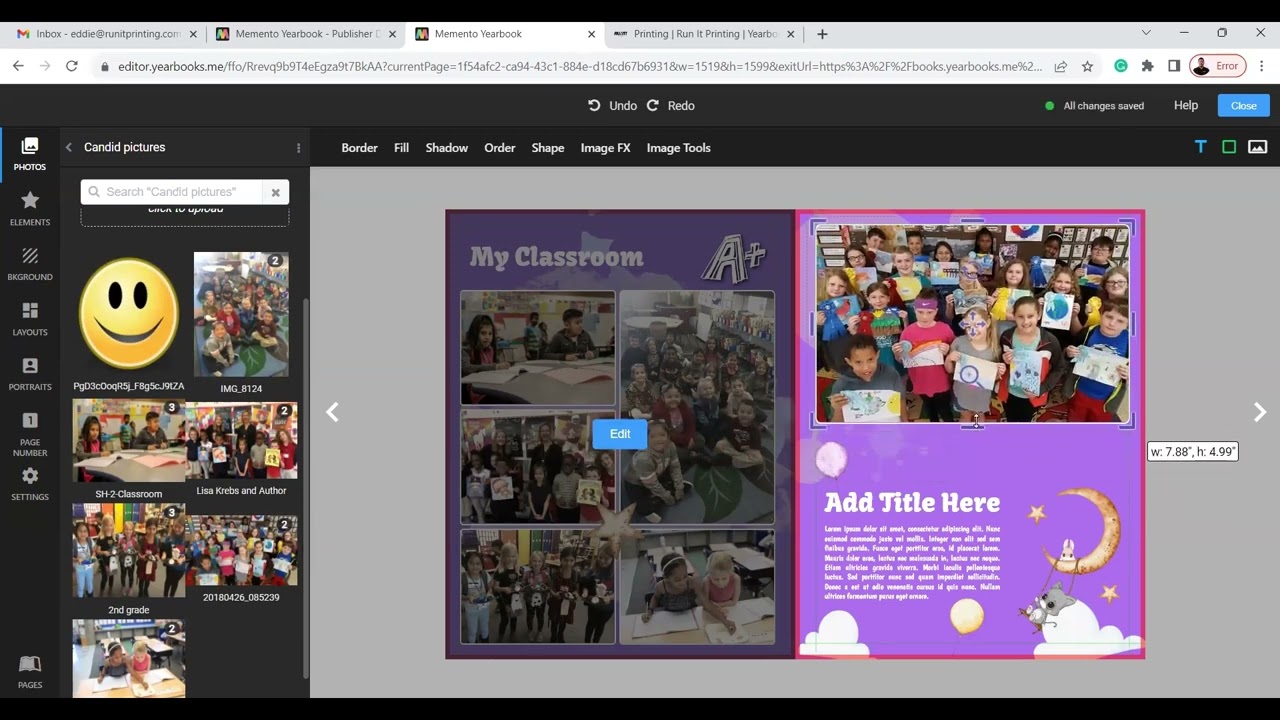 Yearbook Template Layouts Quick & Easy