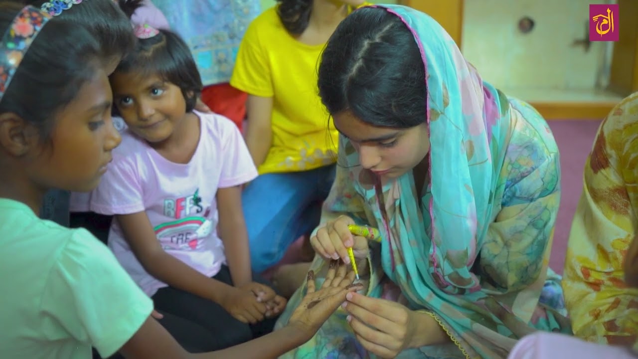 Volunteers visiting Almarah Foundation made the day special for kids. #almarahfoundation