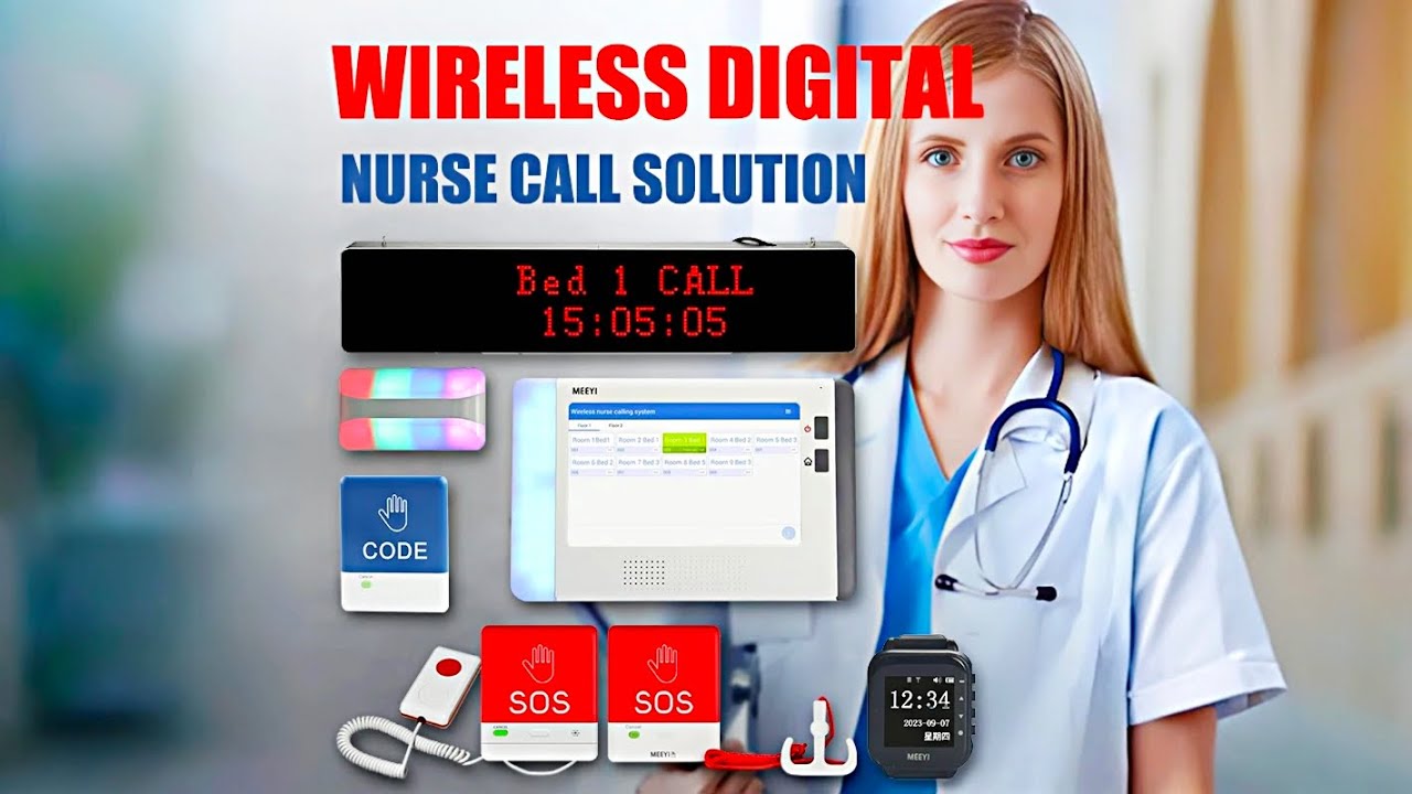 MEEYI W900 digital wireless nurse call system - MEEYI