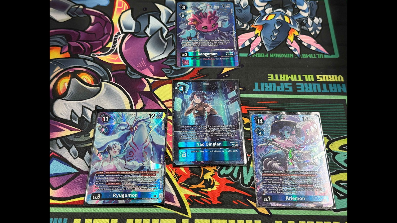 Digimon TCG Aqua Liberator deck profile post EX11