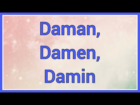 Daman, Damen, Damin | Name Origin