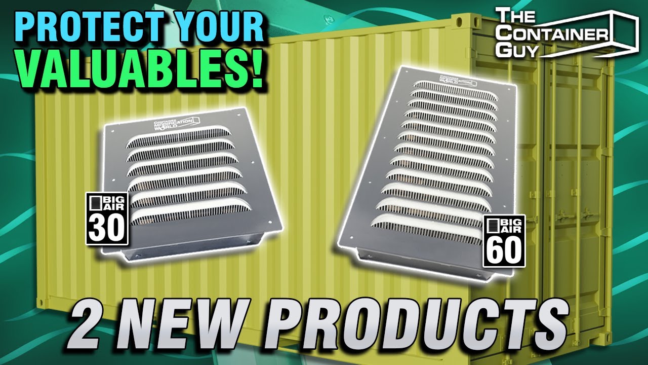 NEW BigAir Vent Sizes - Prevent Condensation & Heat Issues in Your Shipping Container
