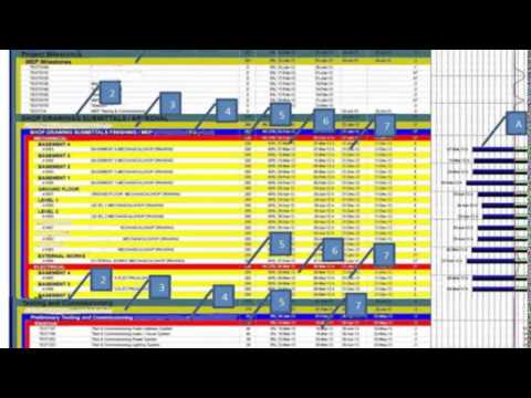 How to Read Primavera Time Schedule for Site Engineers, Construction Managers