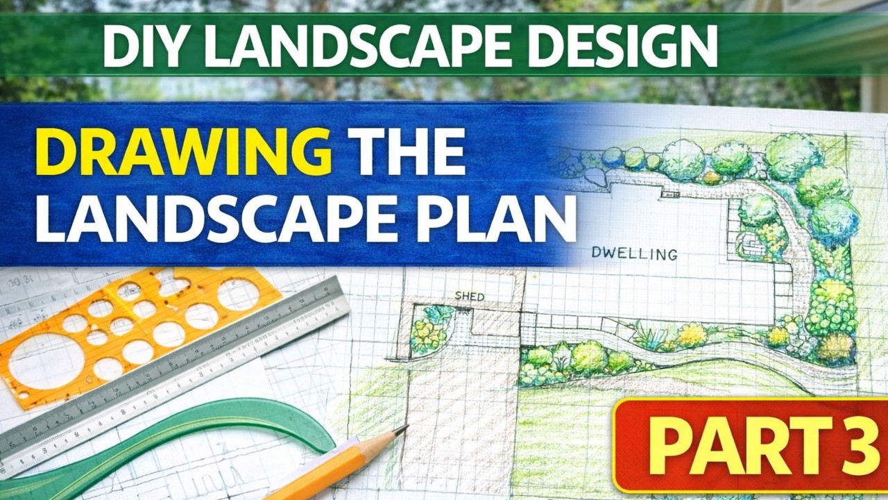 How to Draw a Landscape Plan (Step-by-Step) | Part 3