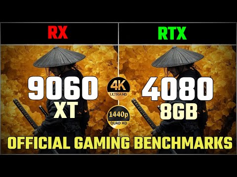 RX 9060 XT VS RTX 4060 8GB FHD 2K 4K GAMING BENCHMARKS TEST+ 9800X3D THE best Budget King review