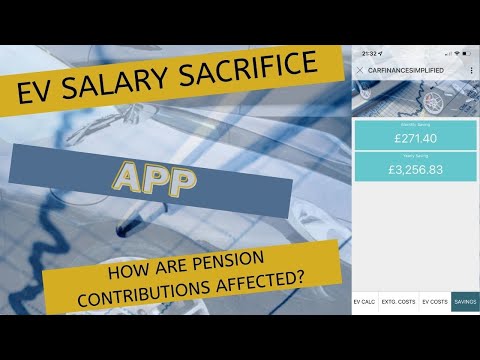 How can an EV Salary Sacrifice Scheme affect Pension Contributions