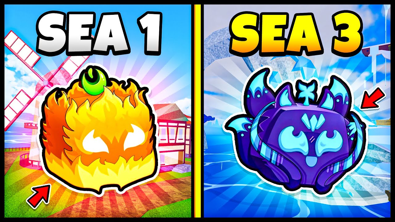 Top 5 Best Fruits In EVERY Sea In Blox Fruits!