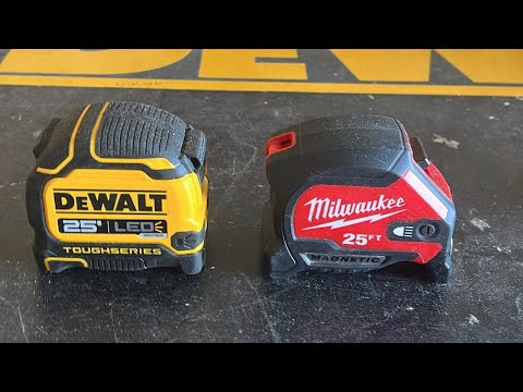 Dewalt LED tape vs Milwaukee LED tape