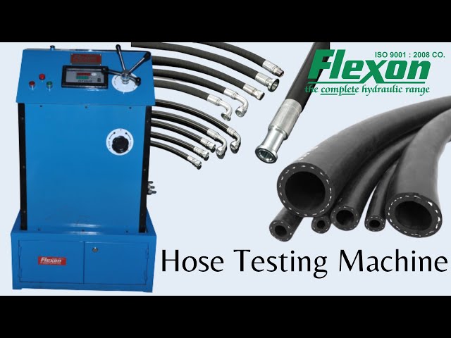 Hose Testing Machines - Flexon Make Hydraulic Hose Pressure Testing ...