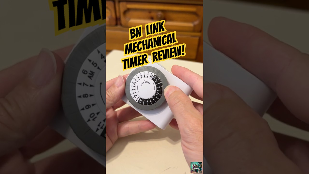 No More Switching! BN Link 24 Hour Mechanical Timer Review!