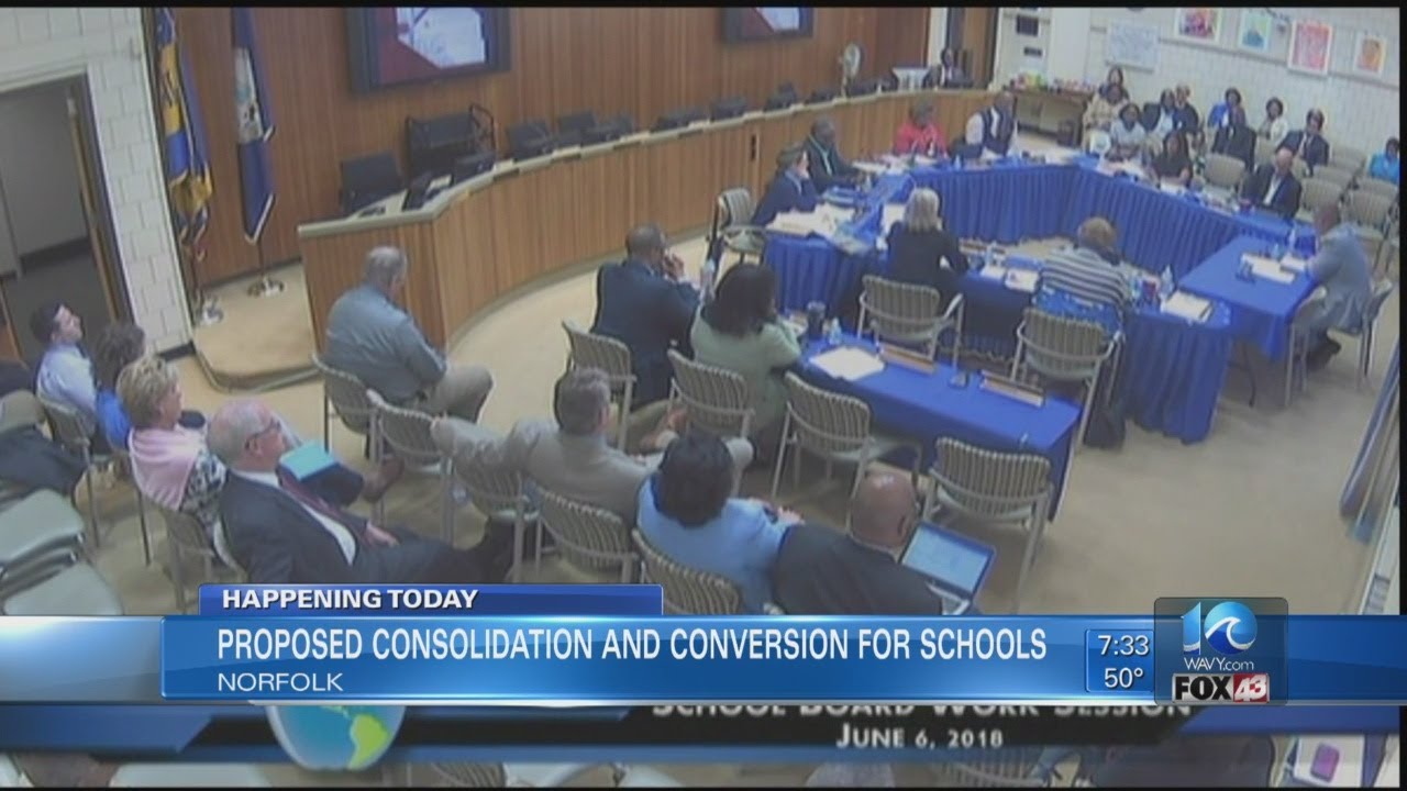 Norfolk Public Schools holding consolidation meeting