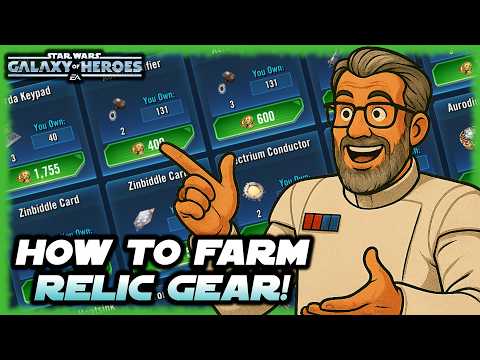 The Best Ways to Farm Relic Gear in Star Wars Galaxy of Heroes!