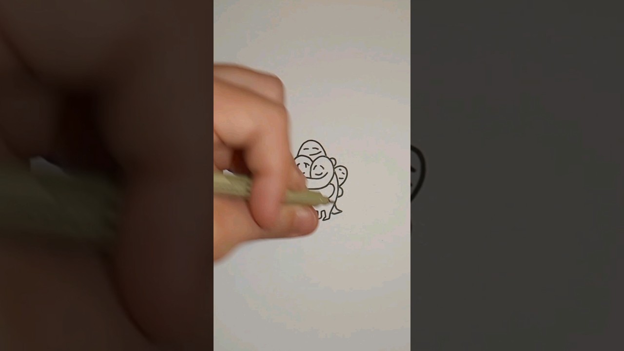 Hugs All Around.. #shorts #cute #funny #drawing #love