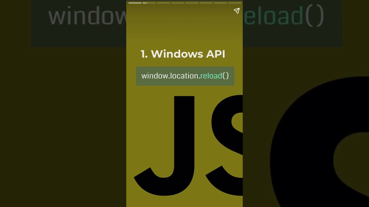 6 ways to refresh a webpage using Javascript👨‍💻