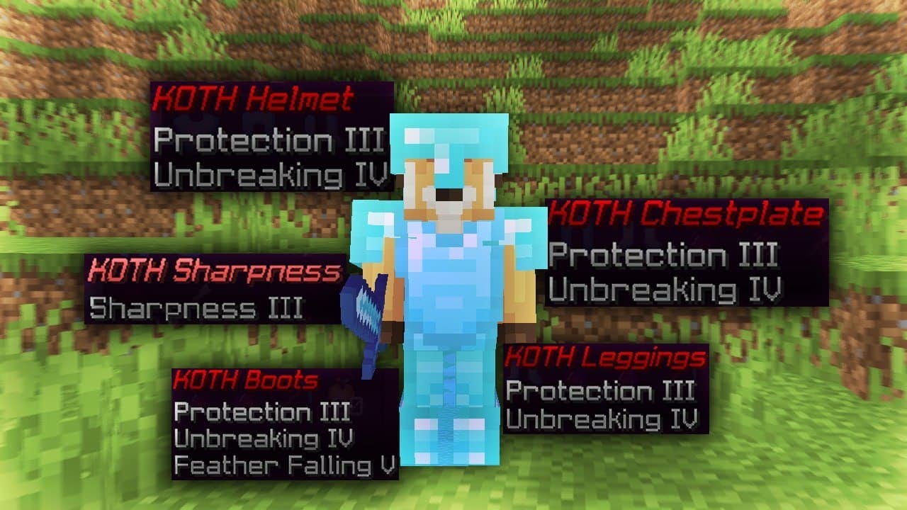 The Best Armor in Minecraft... (KOTH KIT)