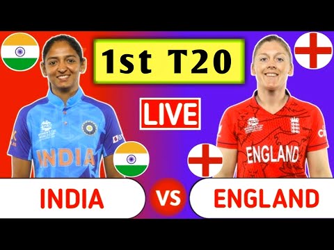 INDIA Women vs ENGLAND Women 1st T20 Match | INDW vs ENGW 2025 | Live Cricket Match Today #cricket