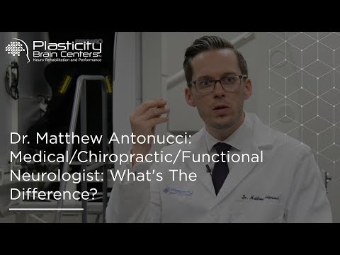 Dr. Matthew Antonucci: Medical/Chiropractic/Functional Neurologist: What's The Difference?