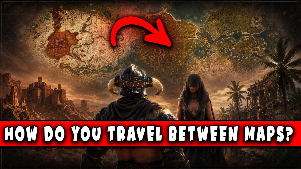 How do you travel between maps? | EXILES MAP ✈️ ISLE OF SIPTAH | Conan Exiles Enhanced