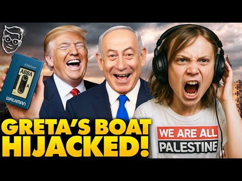 Greta RAGES As Gaza Boat Radio HIJACKED, Israel BLASTS ABBA Music 🤣 ...