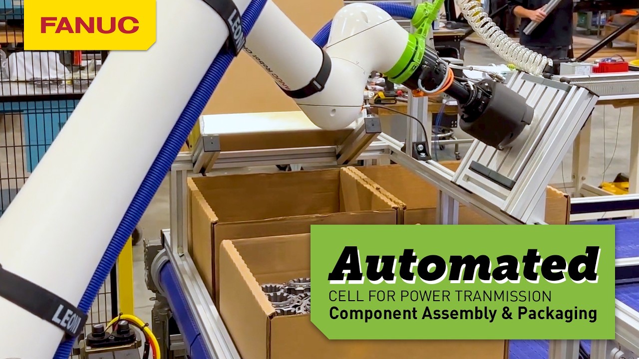 Power Transmission Component Assembly using Collaborative Robots
