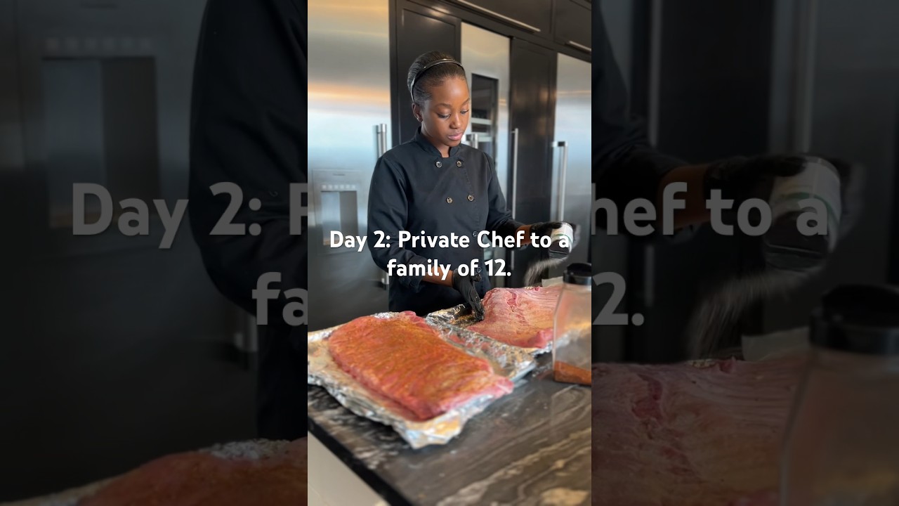 Come with me as I cook for a family vacation #foodie #privatechef #foodasmr #cooking #inthekitchen