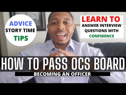 OCS BOARD INTERVIEW WHAT TO EXPECT #Storytime