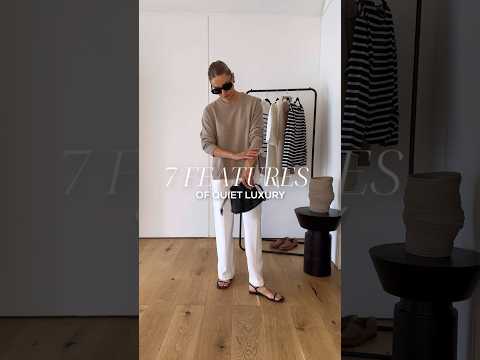 7 FEATURES OF QUIET LUXURY (links in corresponding long-format YT video)