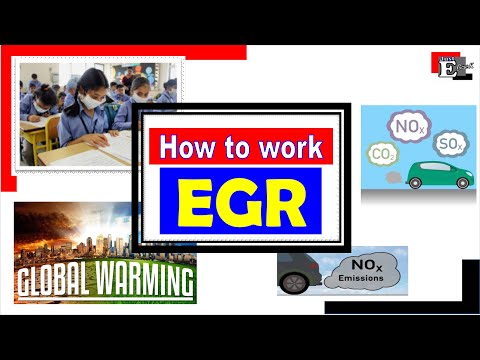 EGR System [HINDI] | Exhaust Gas Re-circulation System | Working | Contraction | Automobile