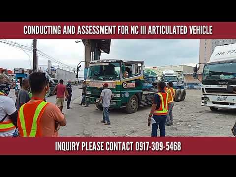 ARTICULATED VEHICLE NC III ASSESSMENT #tesda #addcode #driverslicense
